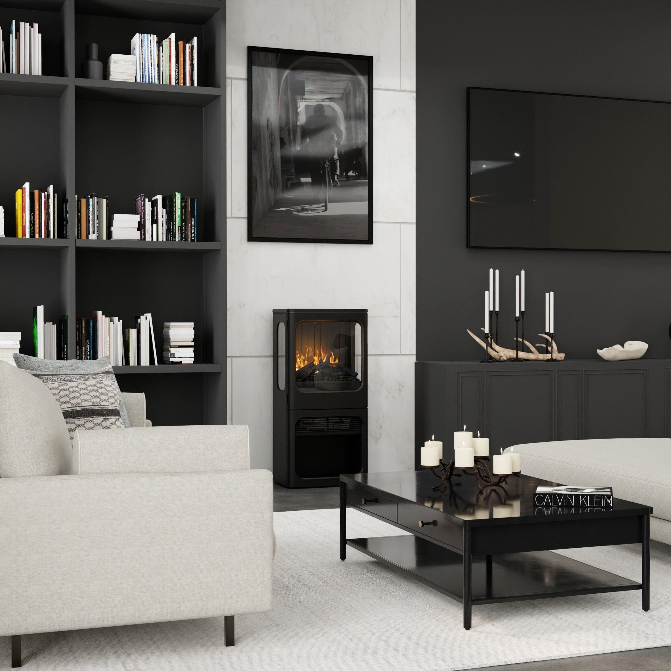 Dimplex Optimyst Mapleton Water Vapor Stove - MPT-LS-AM — Pure Flame Co